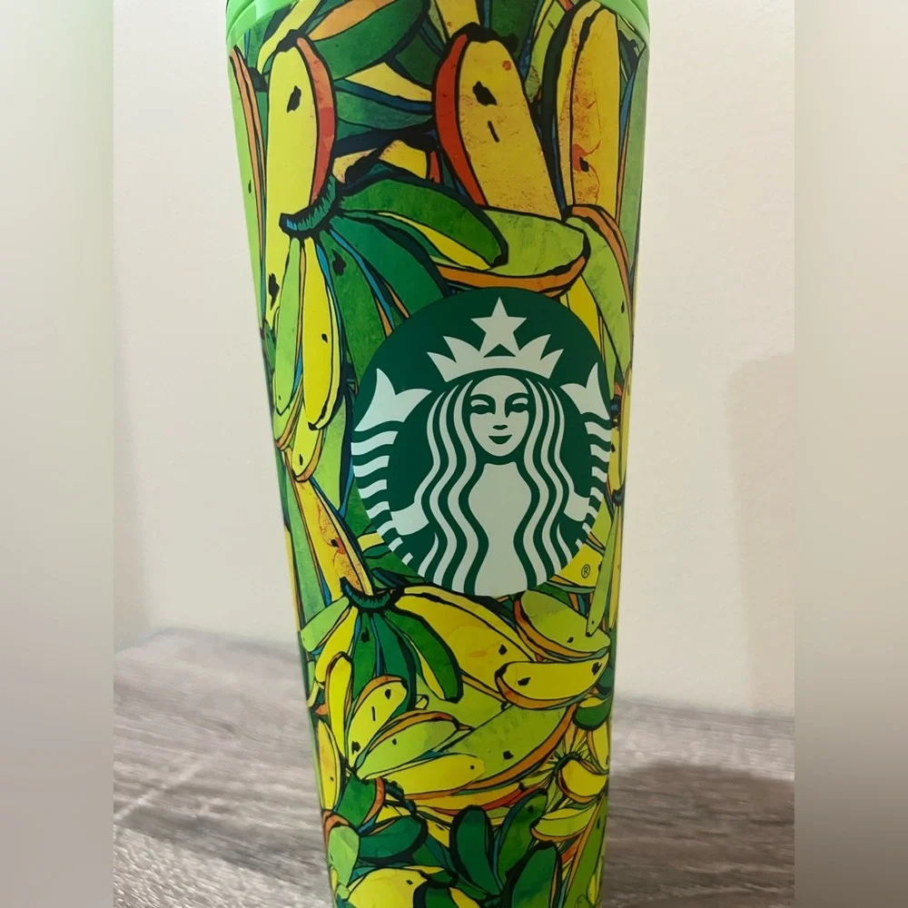 Starbucks | Dining | Starbucks Summer 225 Farm Rio Banana Straw Topper ...